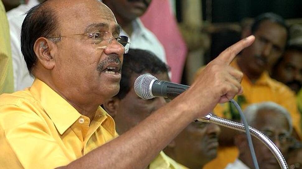 PMK ON Saffron flag for Anna statue | அறிஞர் அண்ணா சிலைக்கு காவிக்கொடி ...