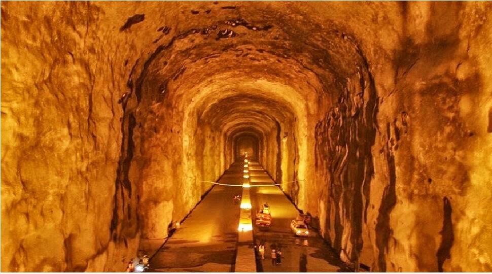 In India lakhs of tons crude oil are stored in underground caves ground ...