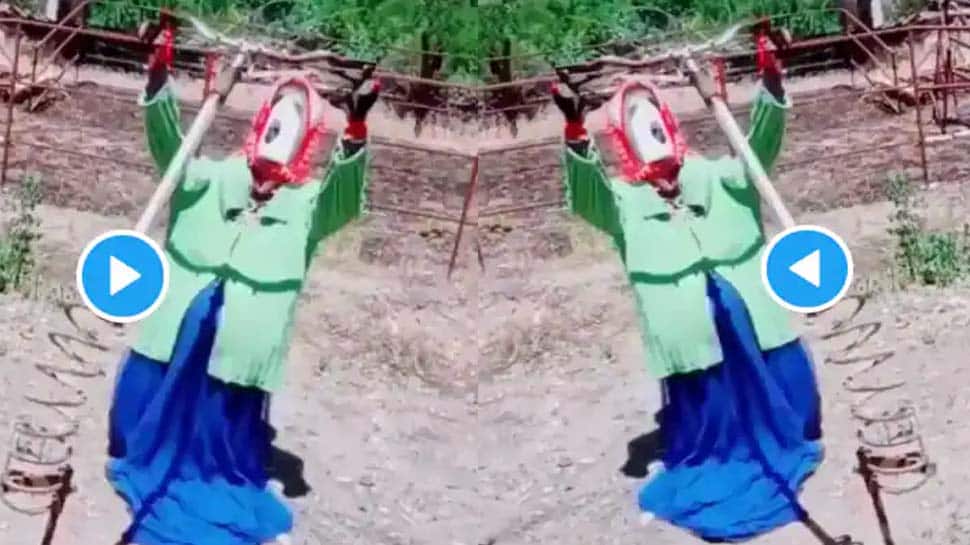 Desi Ghost Rider: Viral Video of Swinging Scarecrow alias solakkollai ...