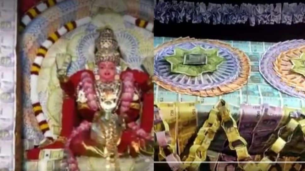 Rupees 44444444.44 worth Garland offered to Goddess Kanikka ...
