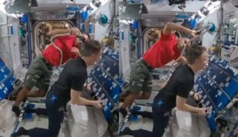 Is it possible to hair cut in space? NASA Video goes viral ...