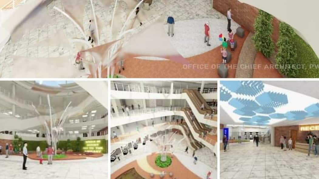 Model photos of the Kalaginar library to be set up in Madurai ...