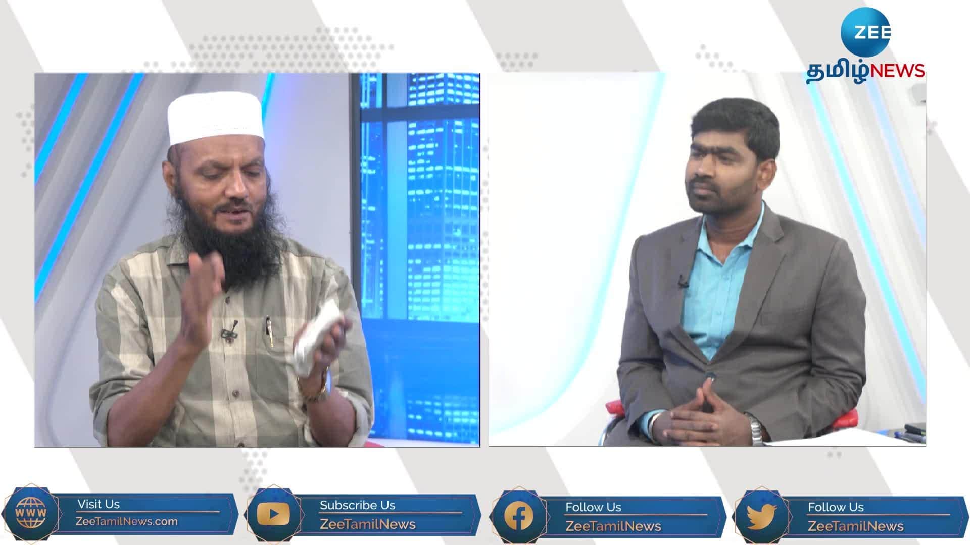 Zee Interview: Tada Abdul Rahim | மசூதியில் RSS கொடியை ஏற்றுவது தான் ...