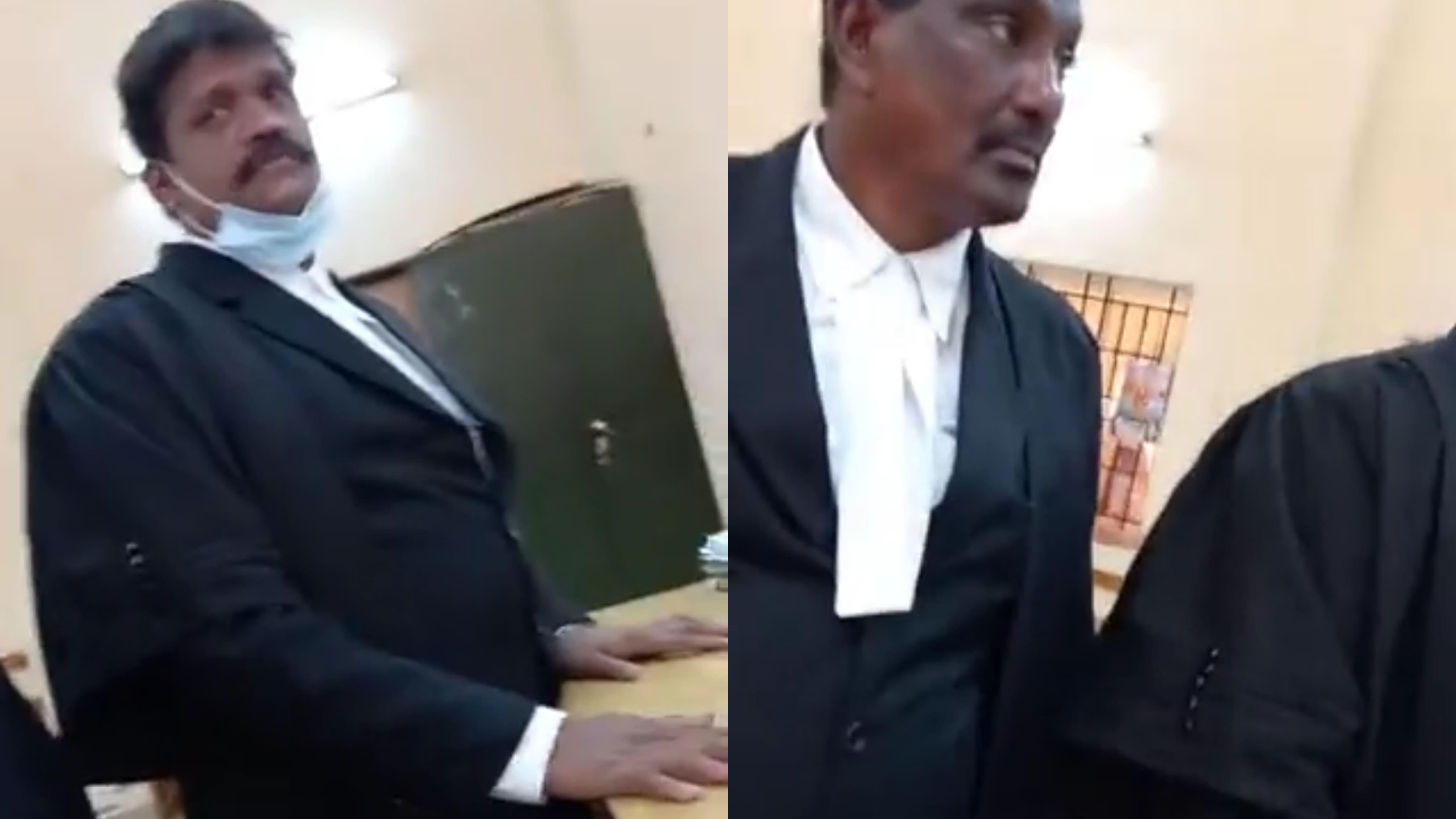 Viral video of Trichy High Court turned into a battlefield ...