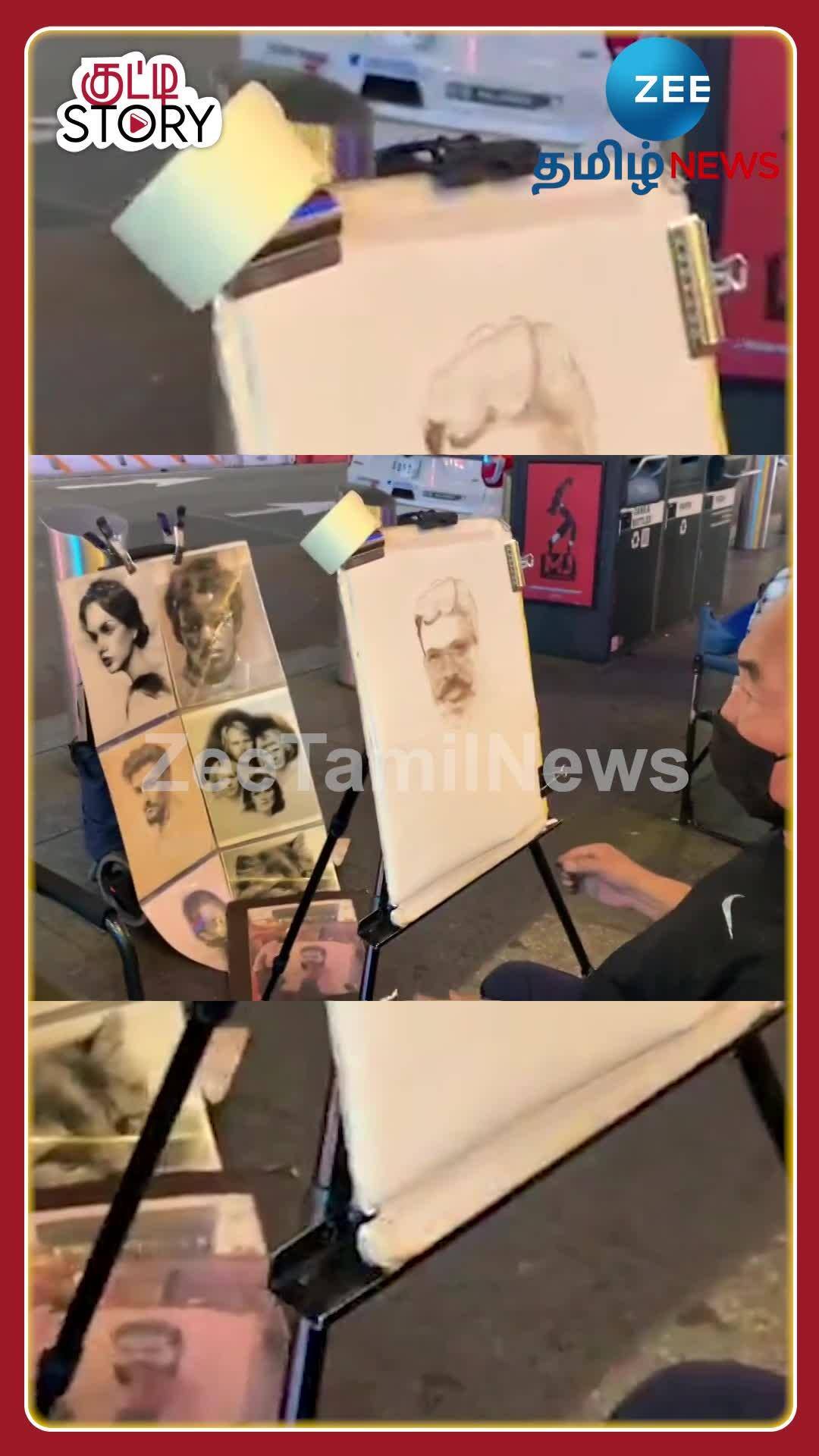 Thirumavalavan Say Big Thanks to Painter Who Draw His Face ...