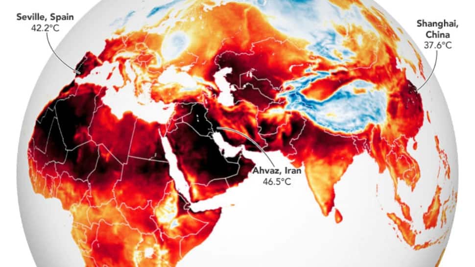 NASA's Heat Map of the Earth | நீலத்திலிருந்து சிவப்பாக மாறிய பூமி ...