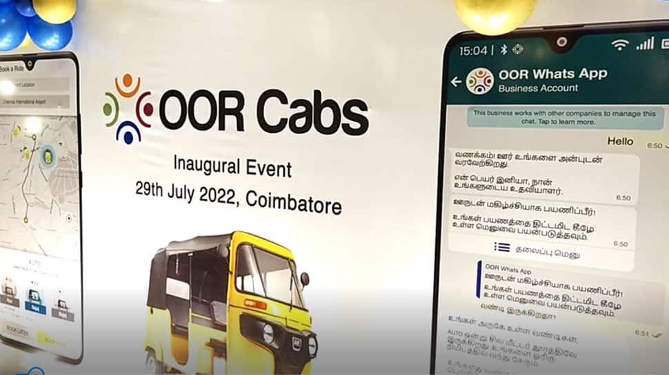Coimbatore: India's first Whatsapp Booking Auto Service started by OOR ...