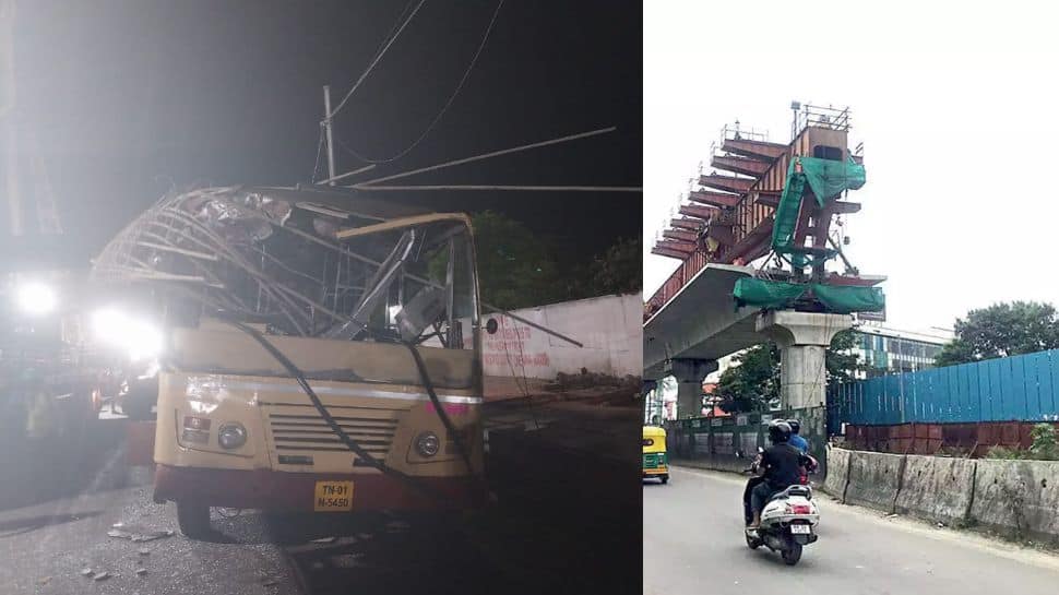 RamaPuram Metro Construction Accident | ராமபுரத்தில் மெட்ரோ பணிகளின் ...