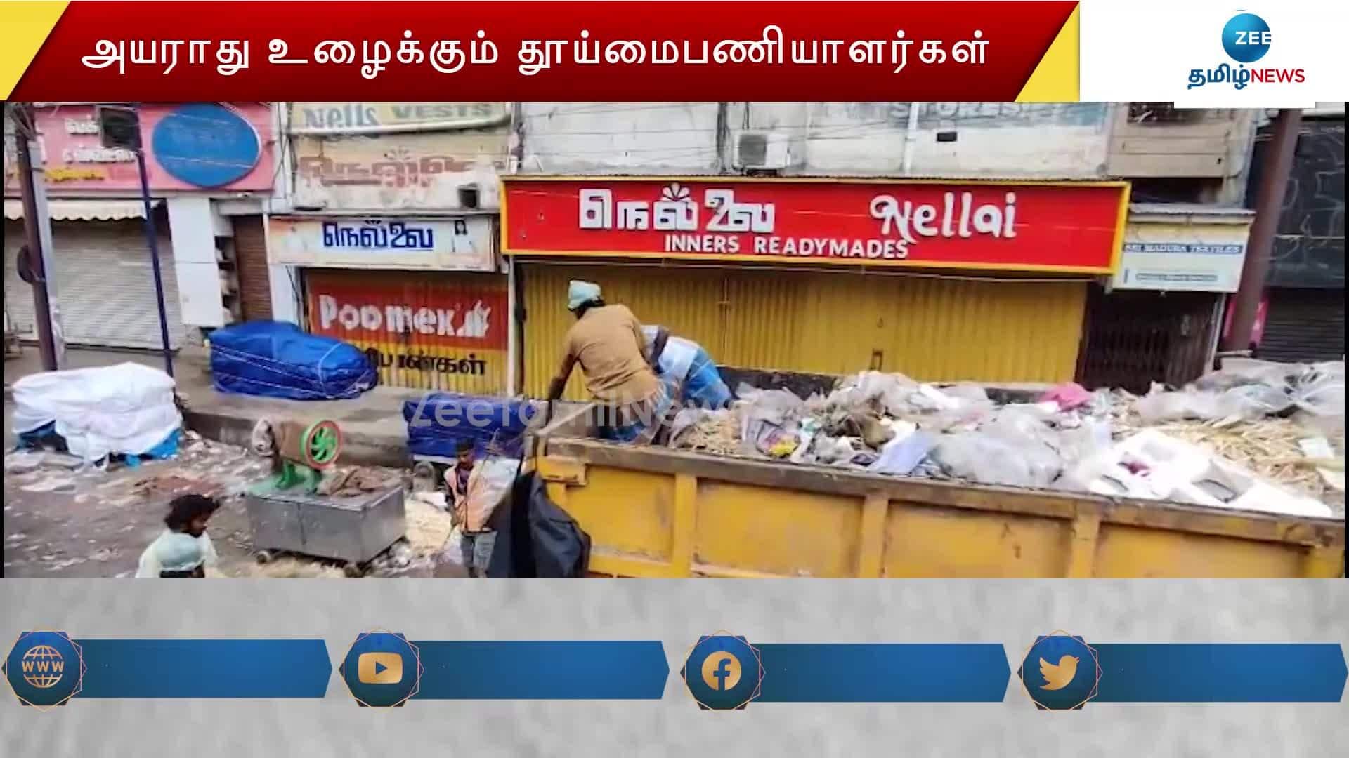 Municipality Workers are Engaged in clearing tons of Plastic waste in ...