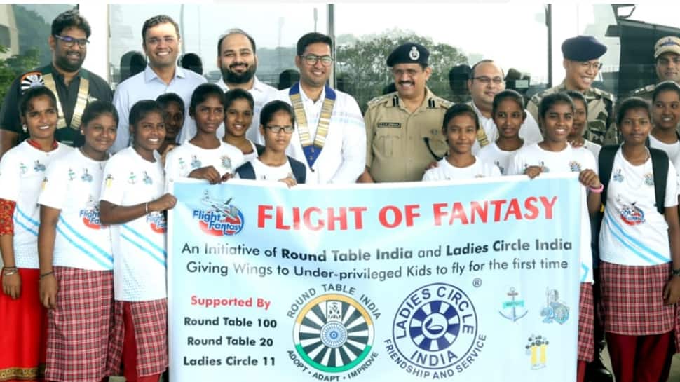 Round Table India fulfills the wish of girls | விமானம் முதல் 5 ஸ்டார் ...