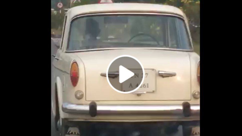 Viral Video Of Driverless Car With Old Man Sitting Jolly Sparks Debate