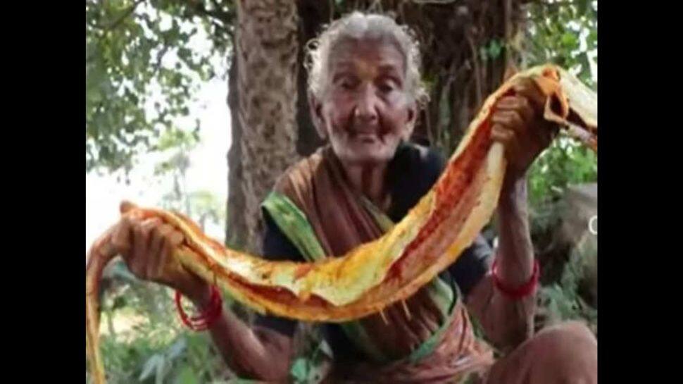 Shocking Viral Video: Woman Cooks Snake Curry | பாம்பு கறி செய்த பாட்டி ...