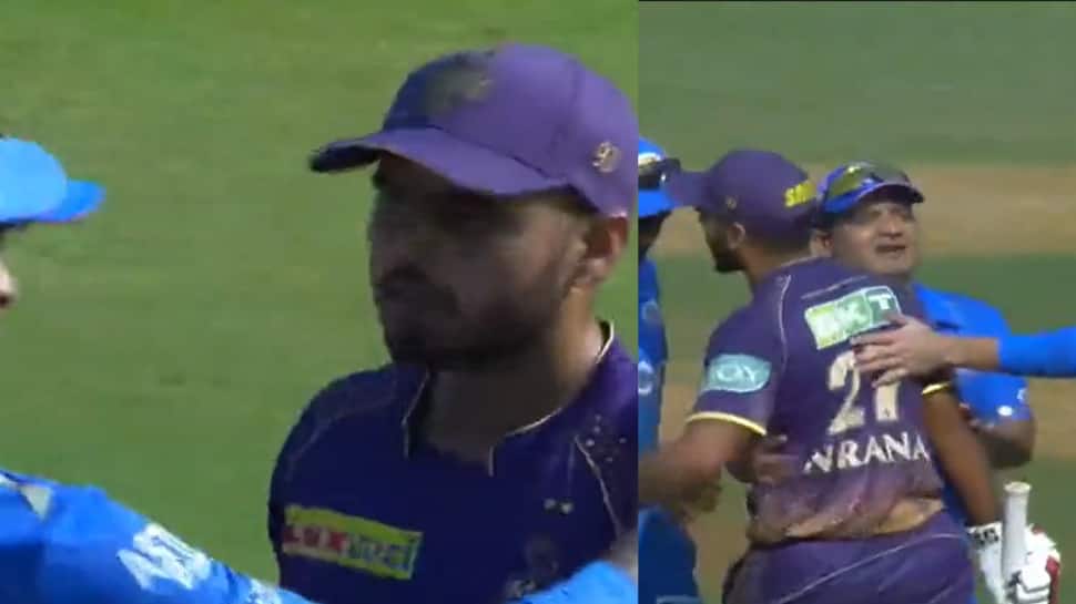 IPL 2023 MI vs KKR: Nitish Rana Hrithik Shokeen Fight On Field ...