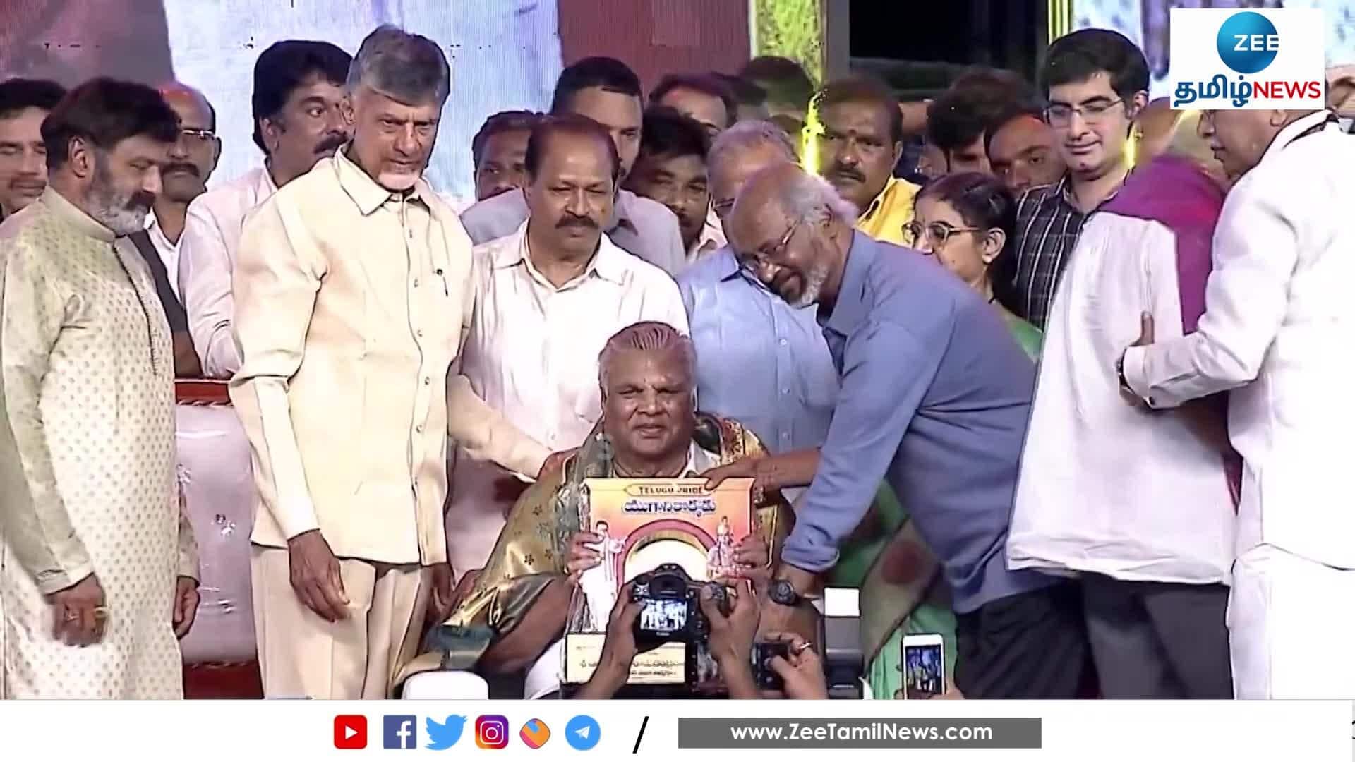 Rajini Appreciates Actor Balakrishna On NT Rama Rao 100th Birthday ...