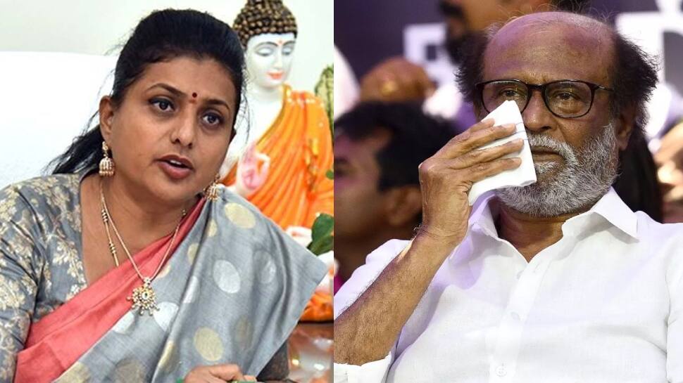 Minister Rk Roja Condemn Rajinikanth For Praising Chandra Babu Naidu ...