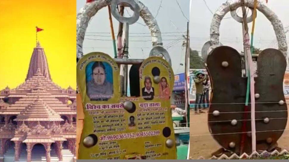 Special Aligarh Lock Made by Artisan In 400 kg For Ayodhya Ram Mandir ...