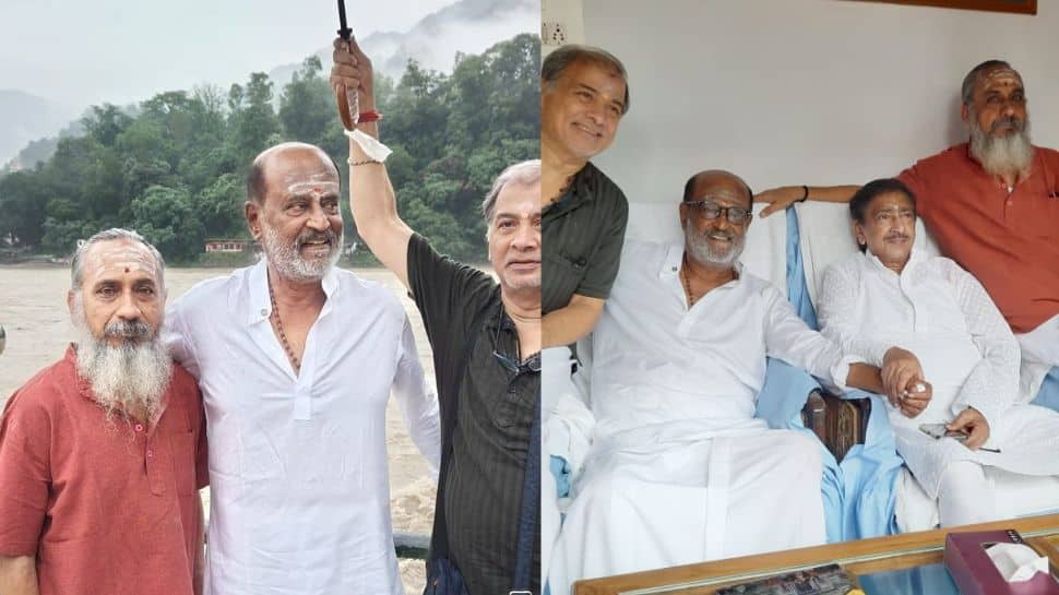 Jailer Hero Rajinikanth In Rishikesh Ashram Check Photos | Rajinikanth ...