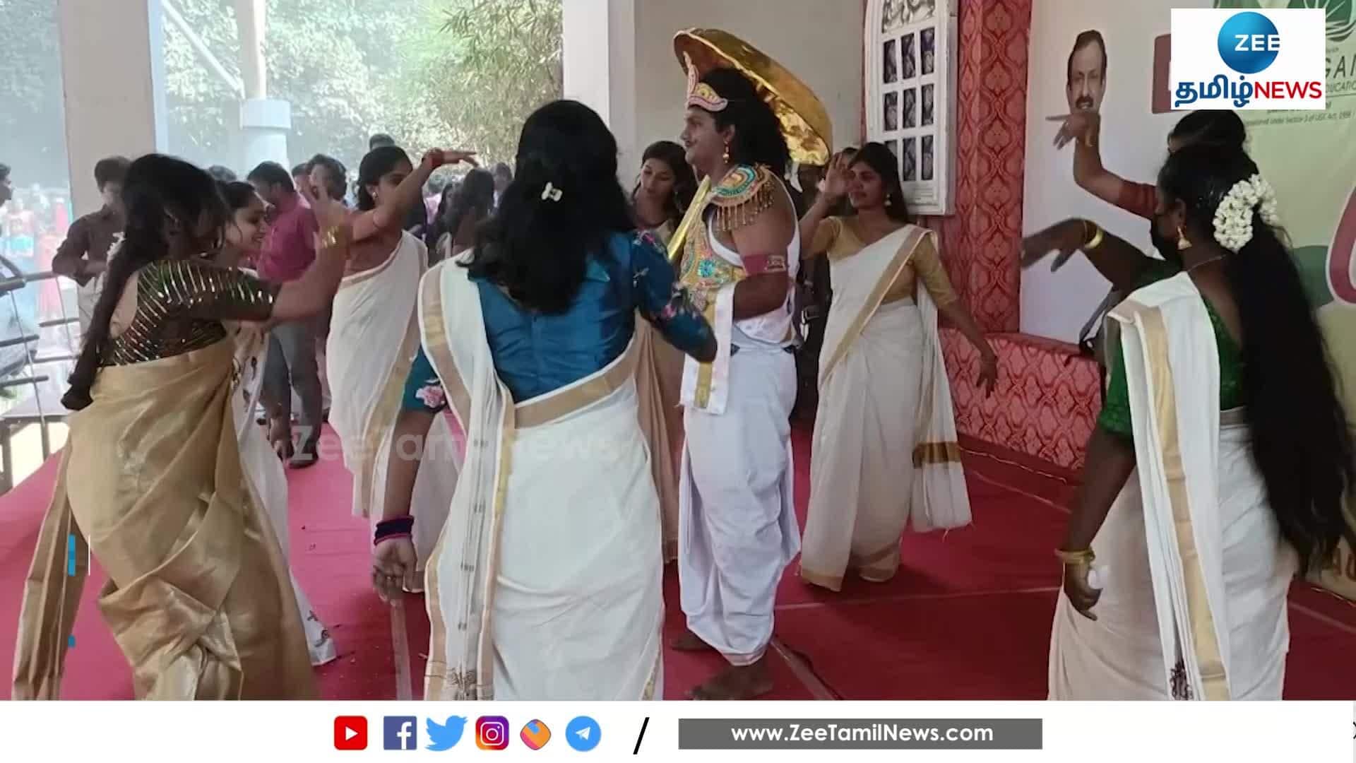 Onam: Students celebrated in a private college in Coimbatore | News in ...