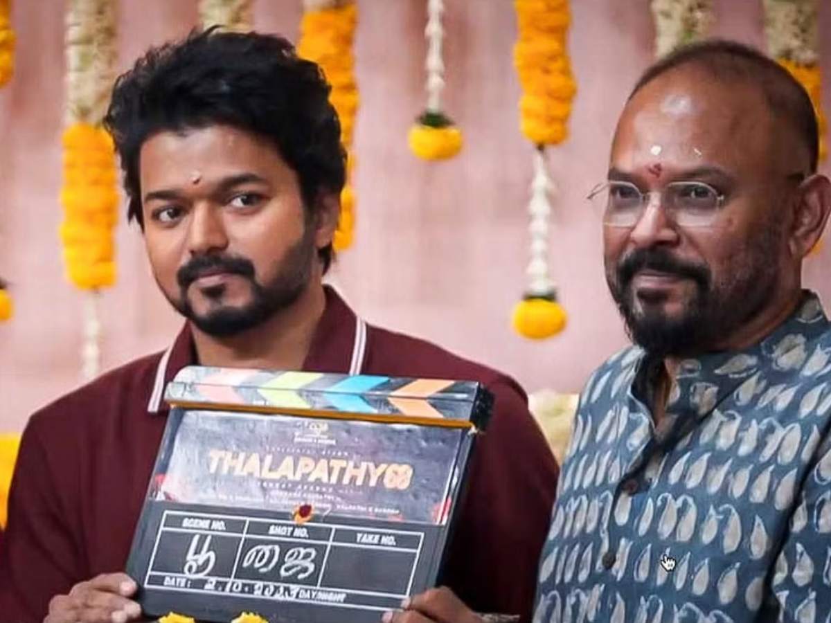 Thalapathy Vijay Venkat Prabhu The Goat Second Look Released Now The