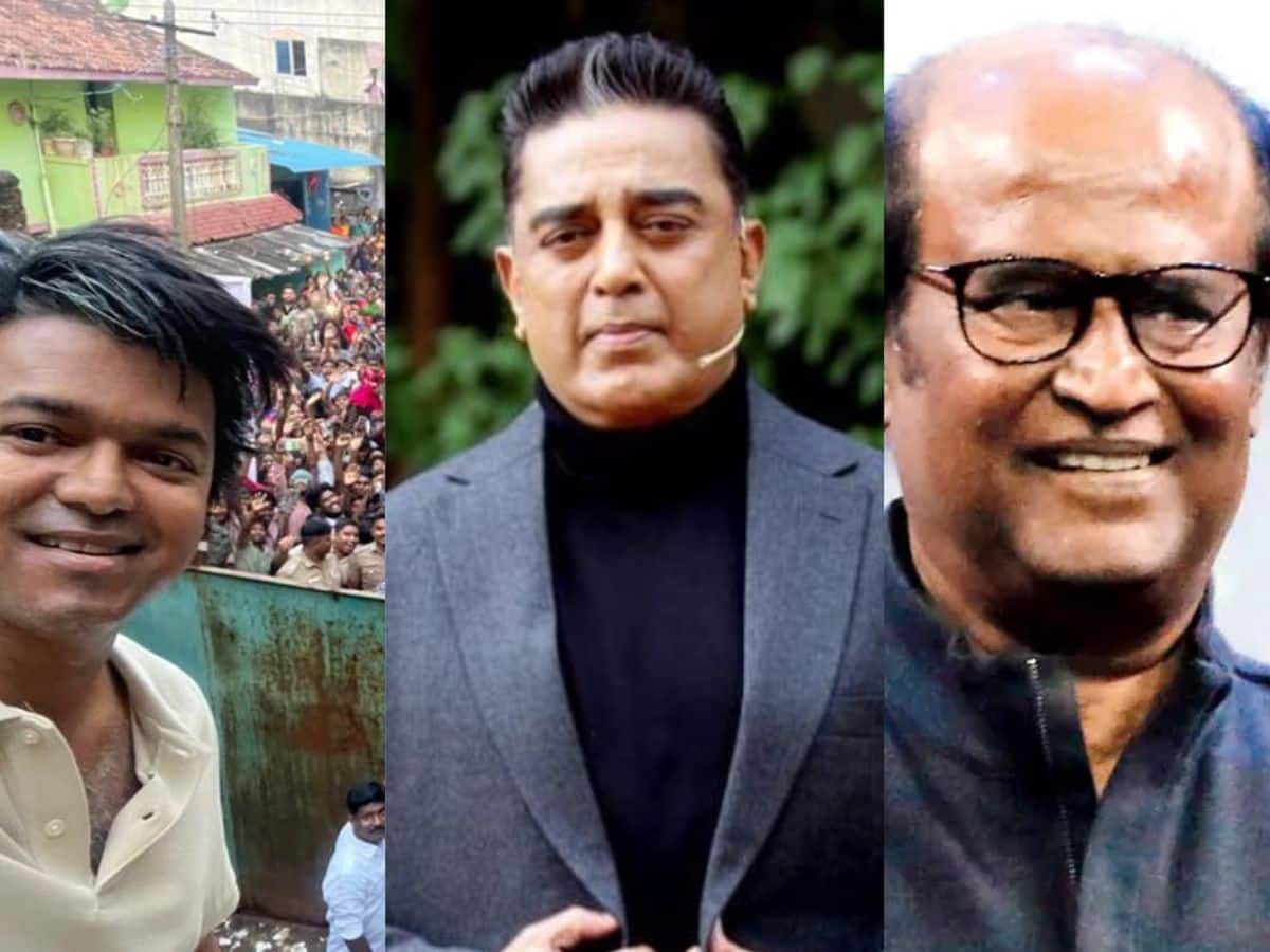 Tamil Top Heroes In Clean Shave Look Thalapathy Vijay Rajinikanth Kamal ...