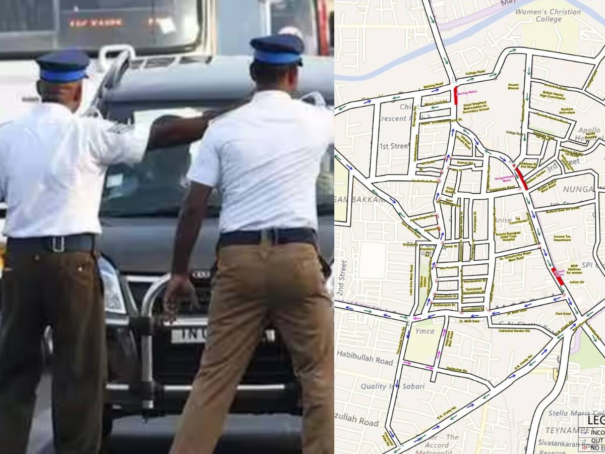 Important Alert For Chennai Traffic Diversion In Gemini Flyover ...