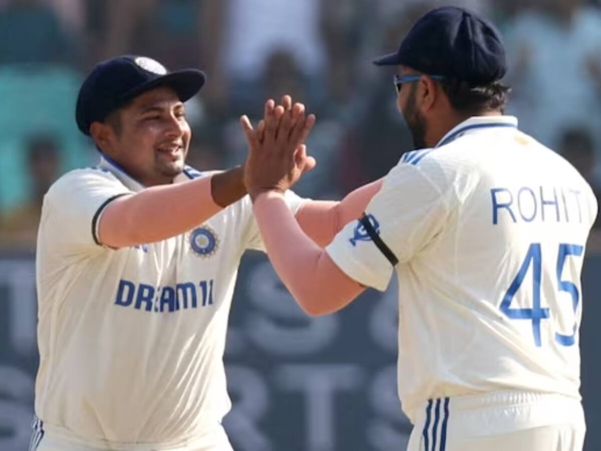 Rohit Sharma Instructs Sarfaraz Khan To Not Field Without Helmet In ... Rohit Sharma Instructs Sarfaraz Khan To Not Field Without Helmet In ...