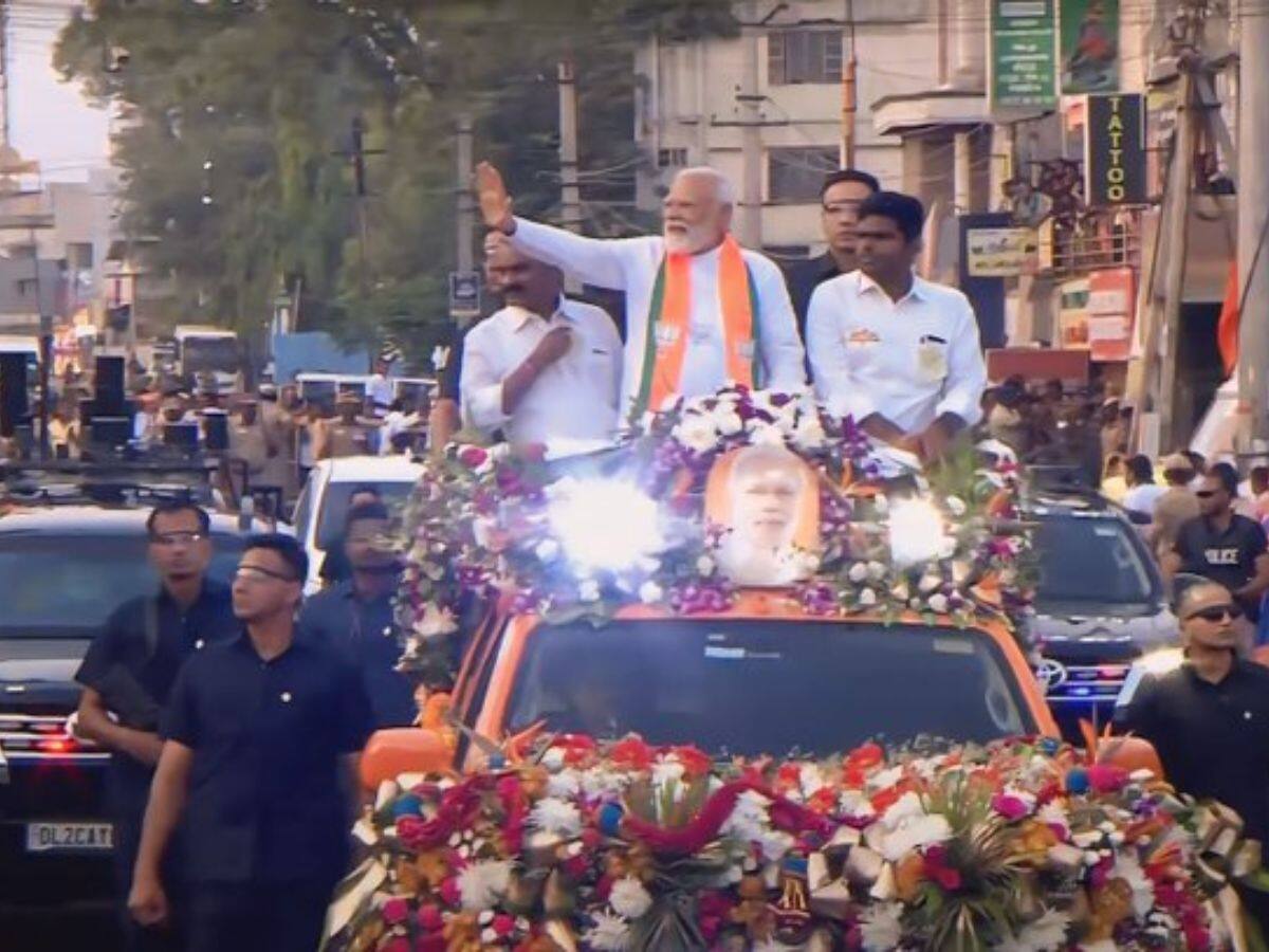 Latest Update on Prime Minister Narendra Modi's Car Rally in Coimbatore ...