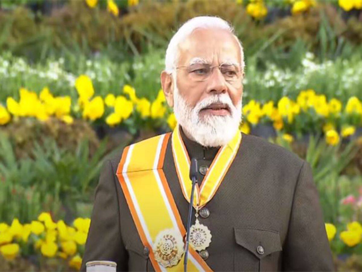 Indian PM Narendra Modi receives highest civilian honour Order of the ...