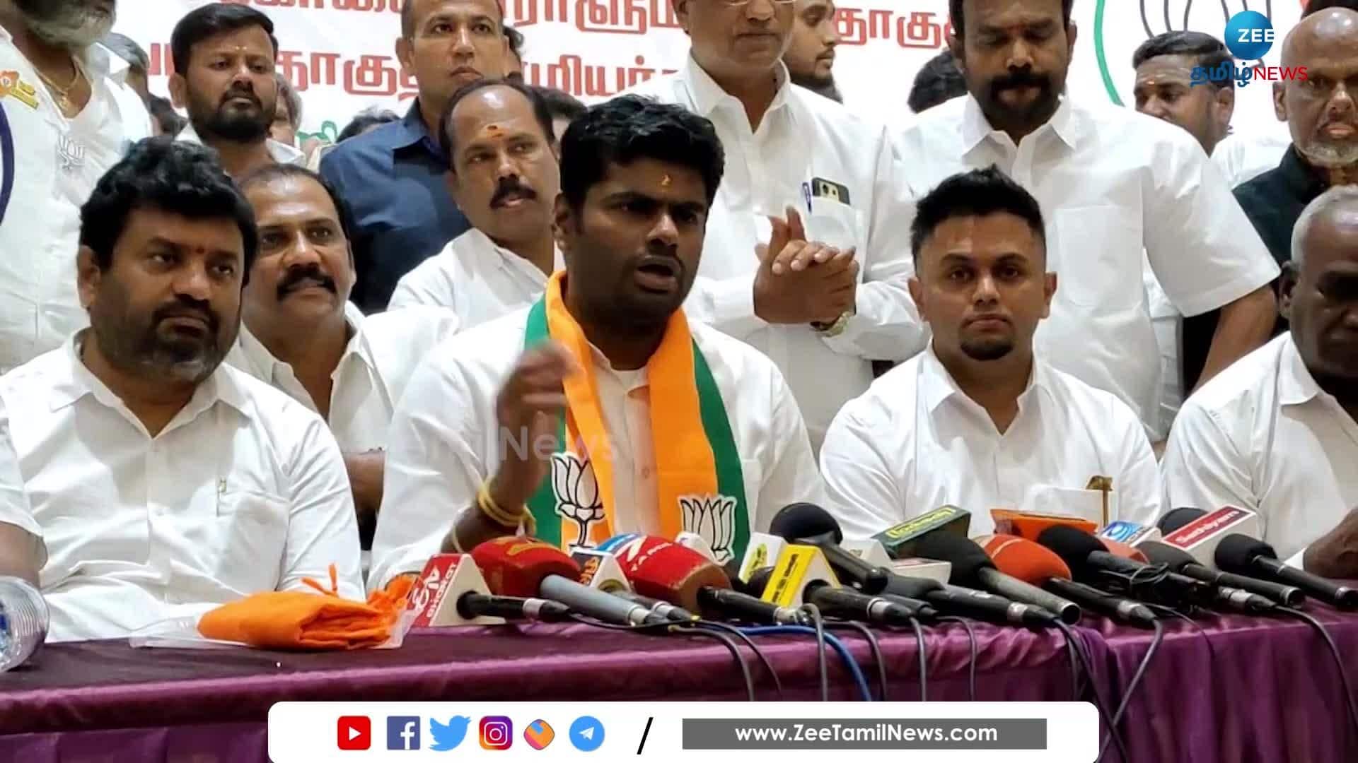 Annamalai Says That No Competition For Him In Coimbatore Constituency ...