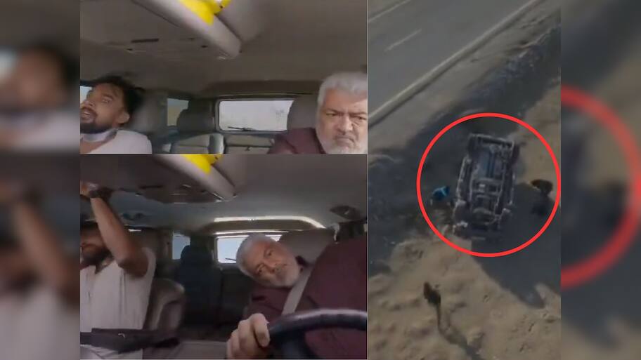 Latest News Vidaa Muyarchi Shooting Spot Accident Viral Video Showing ...