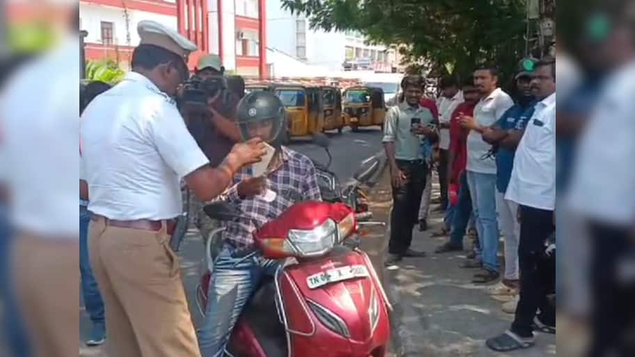 Bike Sticker News Fine Imposed Starting In Chennai For Stickers In ...