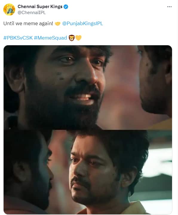 Big Meme Fights Between Chennai Super Kings And Punjab Kings Social ...
