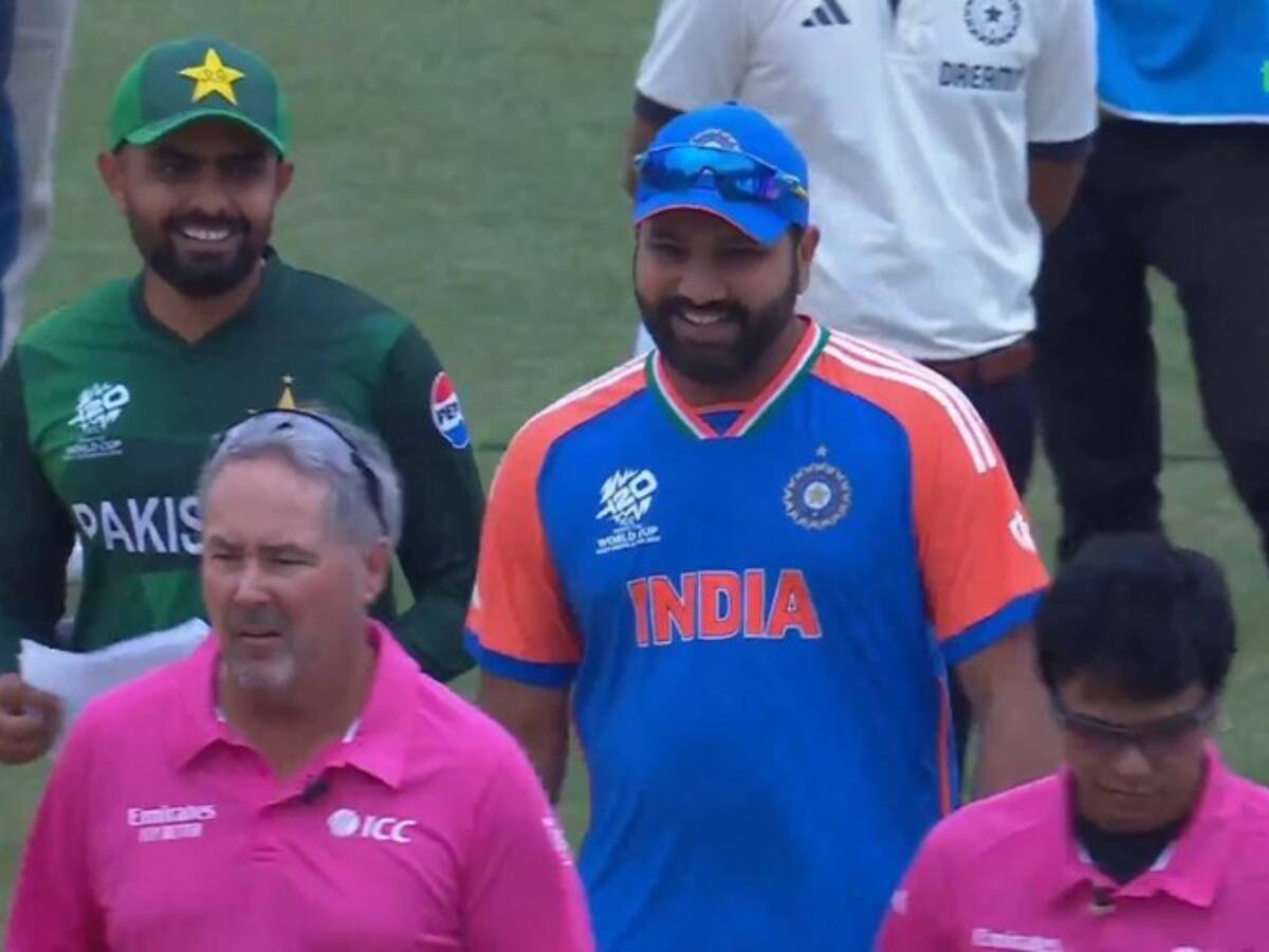 Rohit Sharma's Pocket Coin Mishap Leaves Babar Azam in Shock During IND vs PAK Toss | IND vs PAK ...