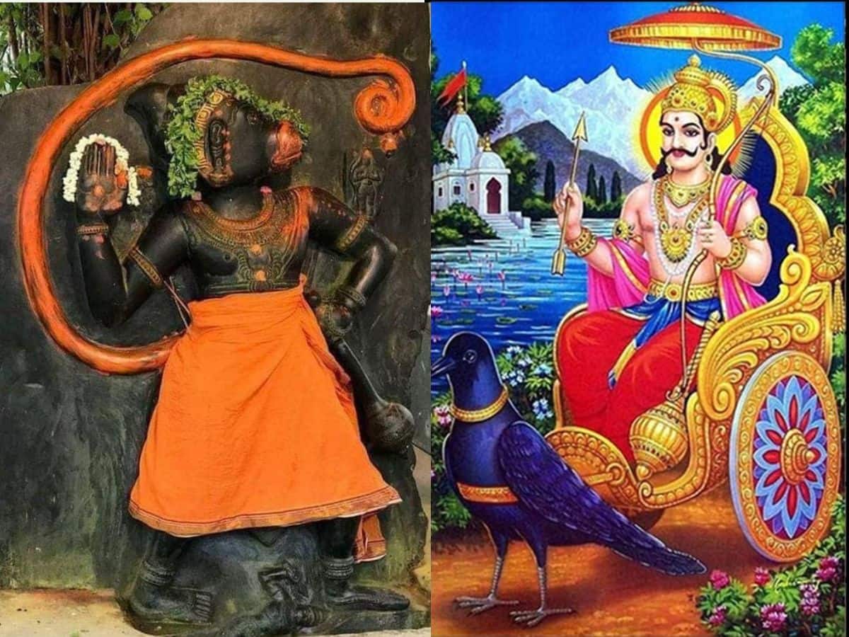 Shaneeswar And Hanuman Worship For Shani Graha Pariharam | சனீஸ்வரரால் ...