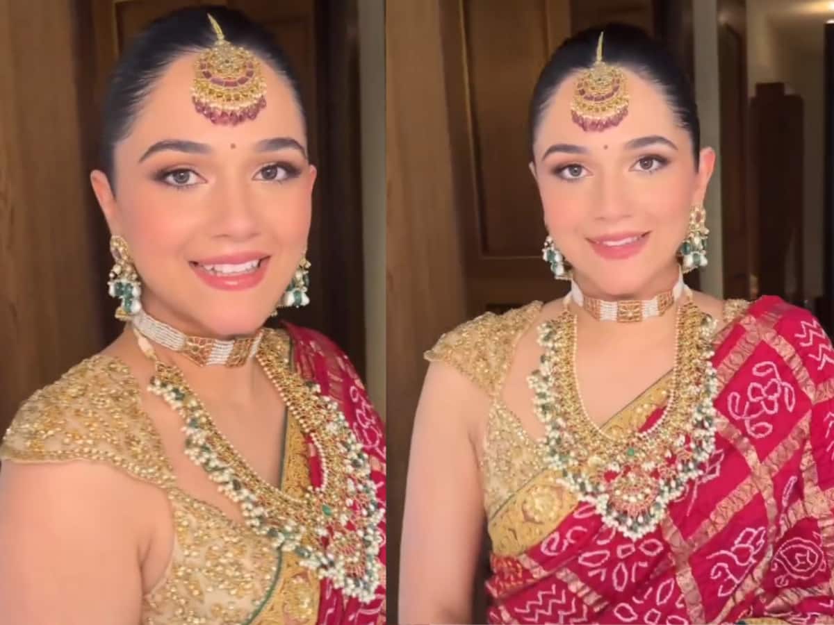 Simple And Gorgeous Anjali Merchant Steals The Spotlight In Anant ...