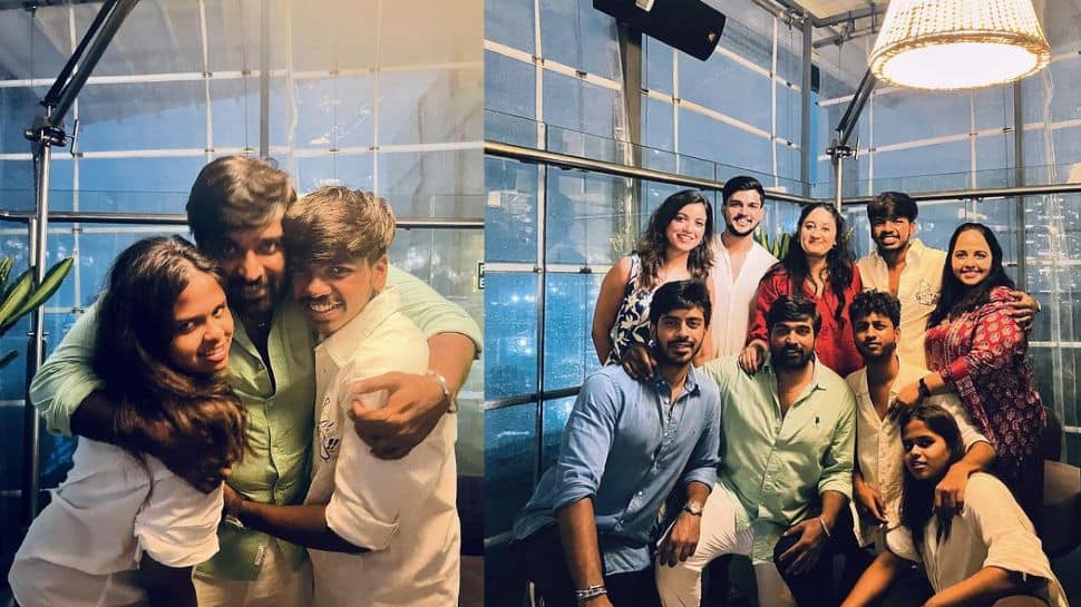 Latest Photos Of Actor Vijay Sethupathi With His Daughter Shreeja And ...
