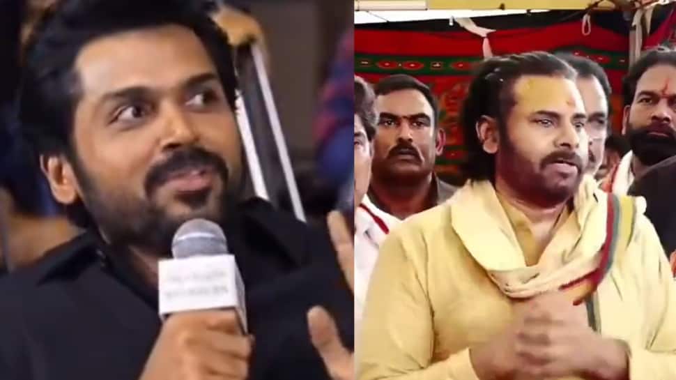Actor Karthi Apologize To Pawan Kalyan For His Misunderstood Comments On Tirupati Laddu ...