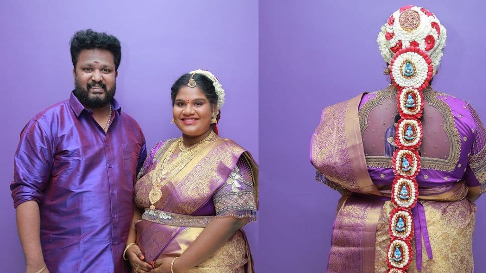 Actor Robo Shankar Daughter Indraja Shankar 5th Month Baby Shower ...