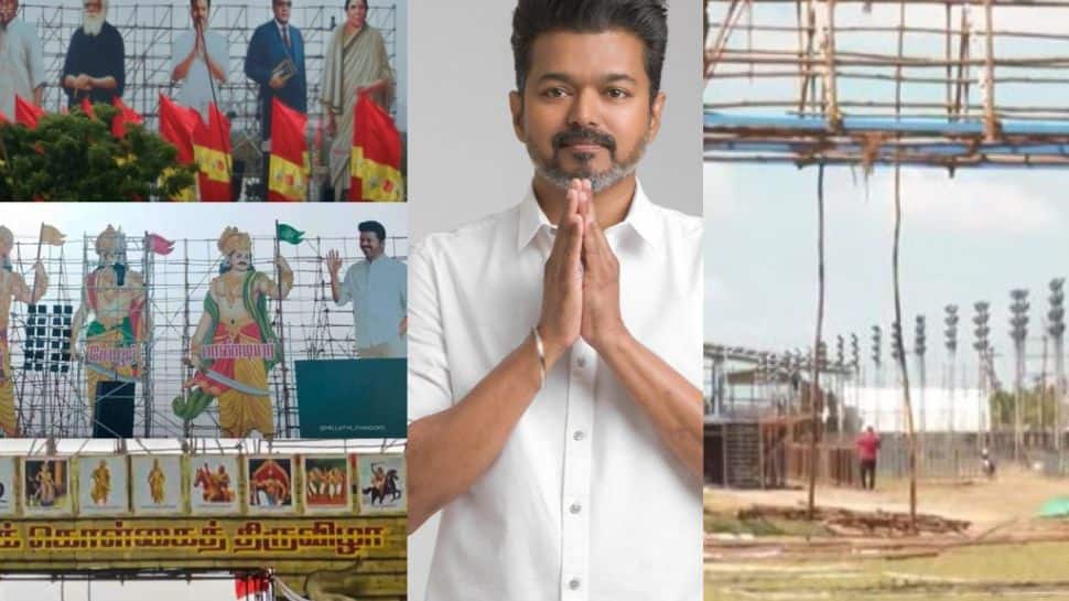 Vijay Tvk Maanaadu Vikravandi Conference Stage Venue Photos See Pics Of ...