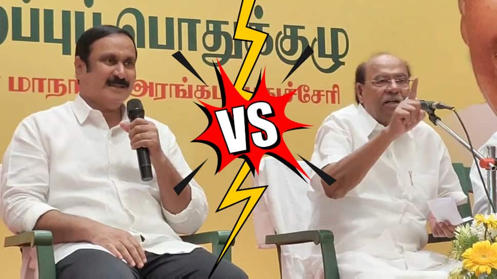 Big Issue Between Ramadoss And Anbumani PMK On Stage Tamil Nadu Latest ...