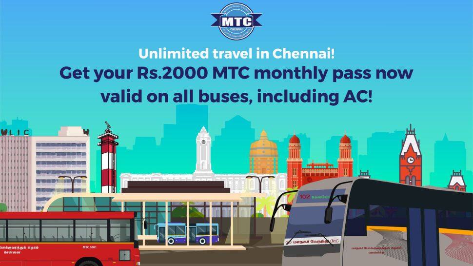 Chennai Monthly Travel Pass: Unlimited Travel on All Buses, Including ...