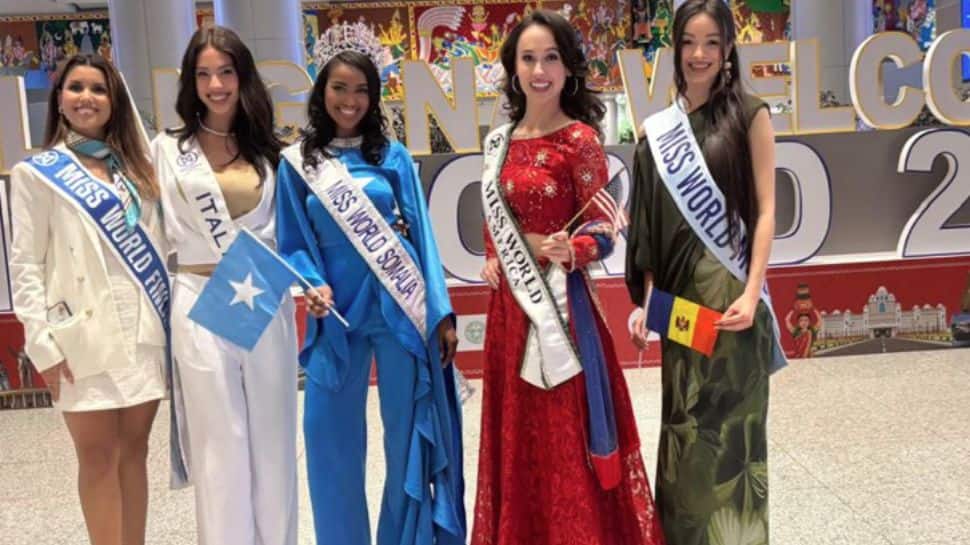 Miss World 2025 From All 7 Continents Gathered In Hyderabad To ...