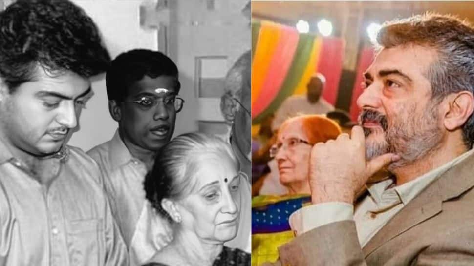 Unseen Viral Photos Of Actor Ajith Kumar With His Parents Subramaniam ...