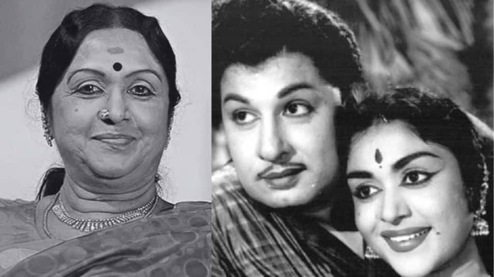 Late Actress Saroja Devi Actor MGR Relationship She Named Her Child ...