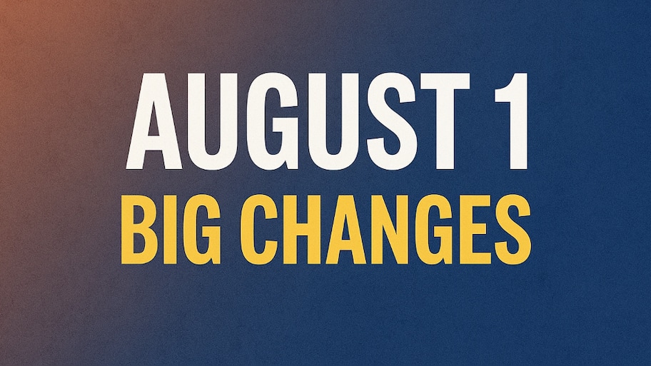 6 Major Changes Coming Into Effect In India From August 1 Check Latest ...