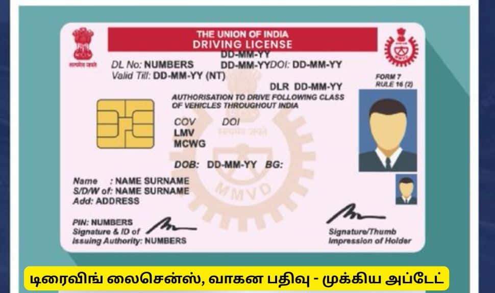 Driving License Holders Must Update Mobile Number: Important Central ...