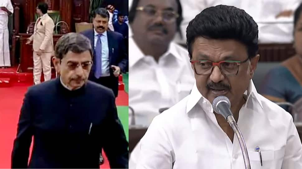 Governor RN Ravi Walkout Regarding National Anthem Issue CM MK Stalin ...