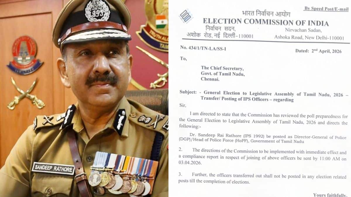 tamil nadu new dgp sandeep rai rathore appointment ias ips transfers ...