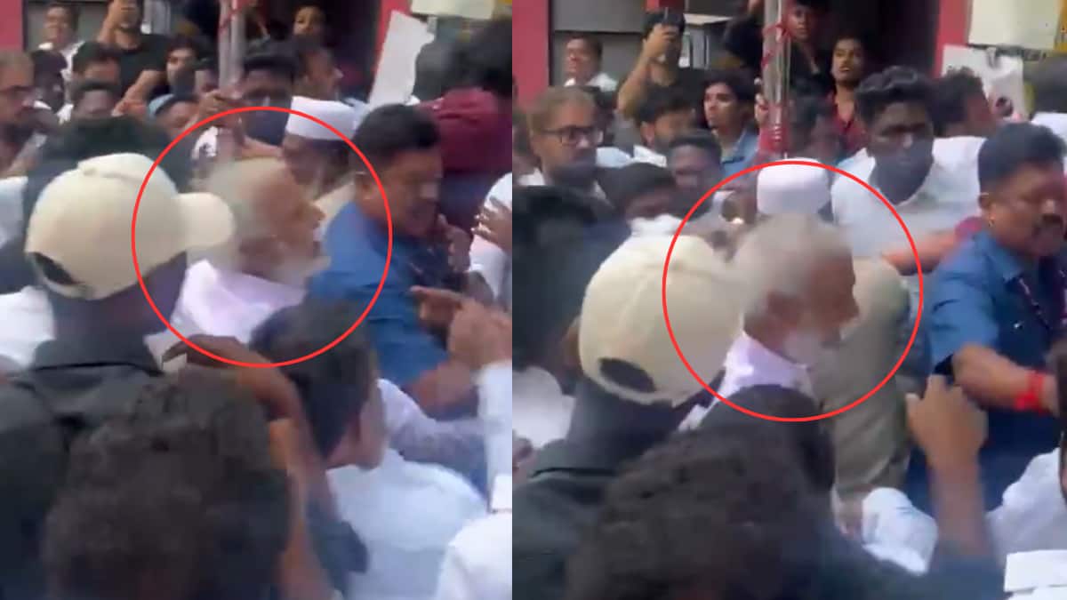 DMK vs TVK Huge fight between Sekar Babu and Sinora Ashok in Chennai ...