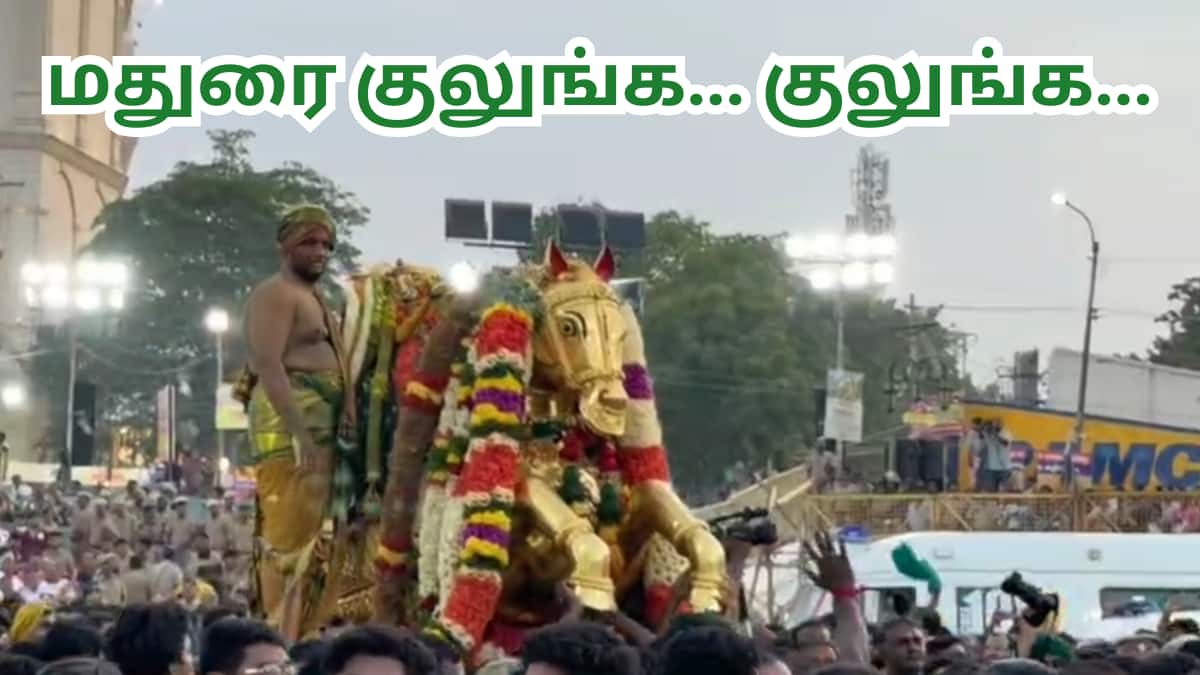 Madurai Chithirai Thiruvizha 2026: பச்சை பட்டுடுத்தி வைகையாற்றில் ...